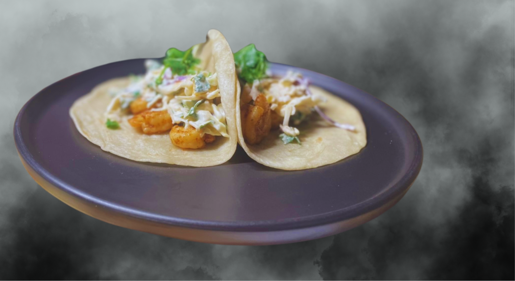 SHRIMP TACOS WITH SPICY MANGO SLAW – Devil's Dab